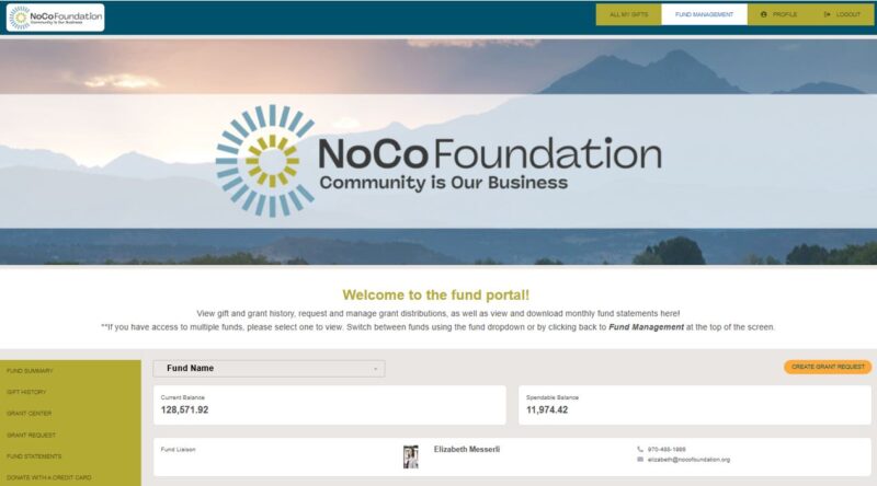 Your Portal Access - NoCo Foundation
